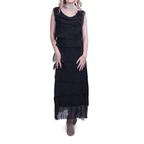 GIGI MODA | Dresses | New Gigi Moda Siena Maxi Dress In Black | Poshmark